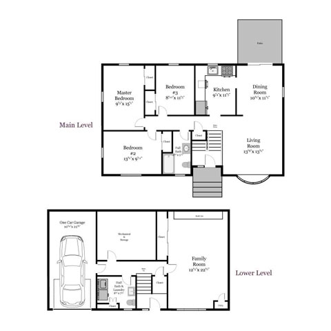 Split-Level style makes a great starter house.